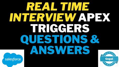 Real Time Interview Question and answers for Triggers ! Scenarios based ! Salesforce Triggers ...