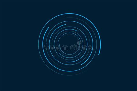 Radial Spinning Spiral Pattern Circular Speed Lines Form Collection