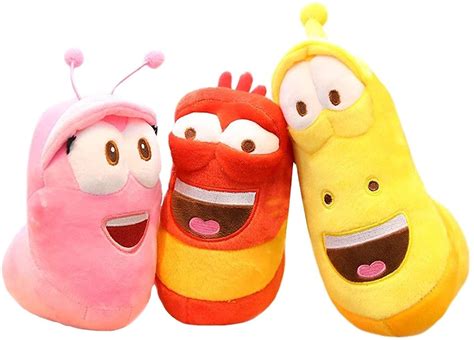 3 Pcspack 7 86 Incheses Creative Larva Plush Stuffed Plush New Game
