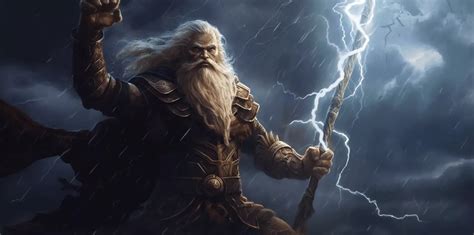 Who Is The God Of Lightning God Of Lightning Norse Pagan Viking Battle