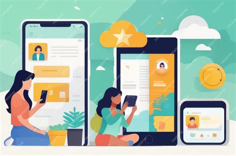 Premium Photo Capturing Joy And Connectivity Through Telephone Photography