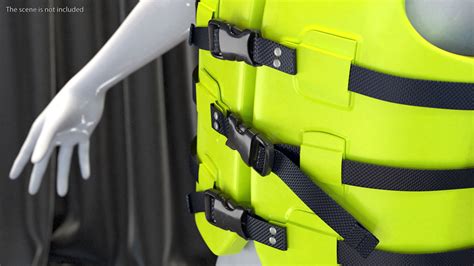 Personal Flotation Device Type Iii Life Jacket 3d Model 89 3ds