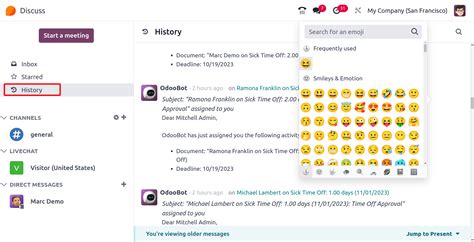 Discuss Module In Odoo Odoo V Enterprise Edition Book