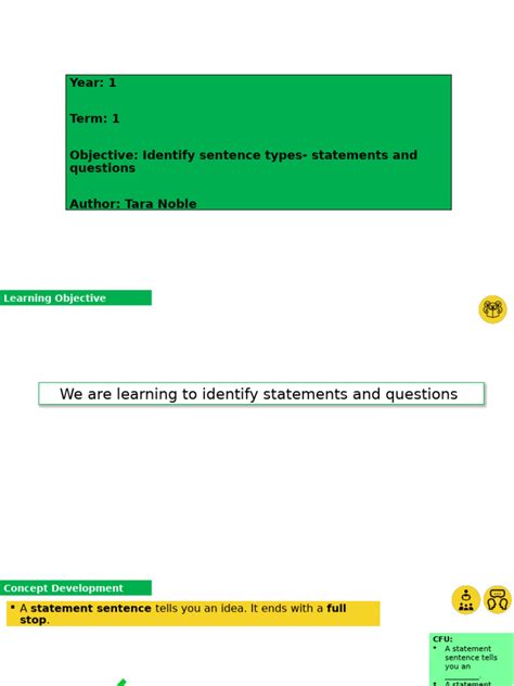 Identify Sentence Types Statements And Questions Pdf Question Identify Sentence Types Statements And Questions Pdf Question
