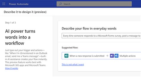 Microsoftのノーコード開発ツール「power Automate」に文章でフローを生成できる新機能 Itmedia News