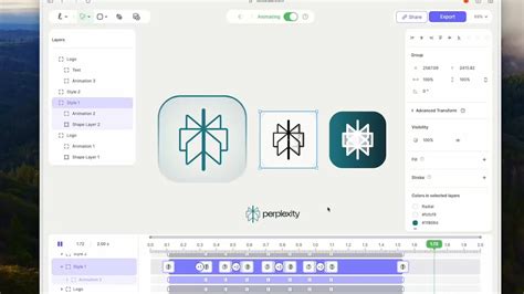 I Created This Simple Animation For Perplexityai Logo Rlogodesign