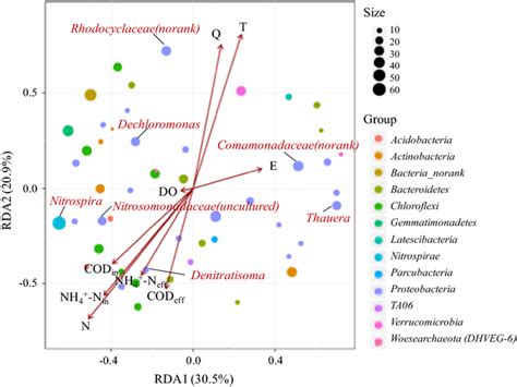 Redundancy Analysis Rda Of Correlation Between Environmental