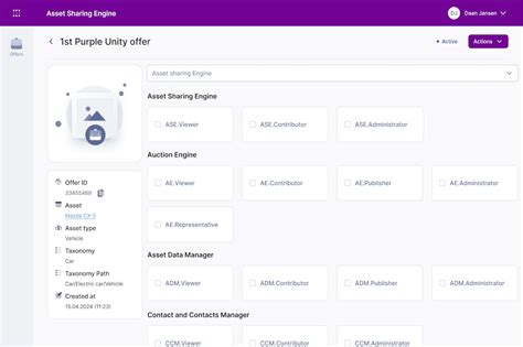 Asset Sharing Engine Purple Unity