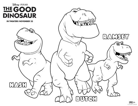 59 The Good Dinosaur Coloring Pages