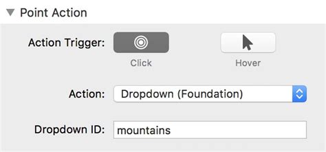 Integrating Foundation Dropdown Stack With The Points Stack