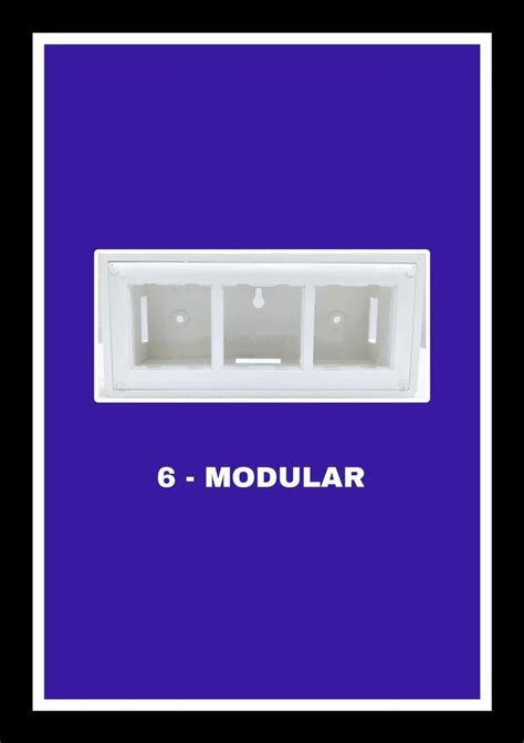 Abs 1m Hey Week Unique Modular Box White At Rs 29piece In Ahmedabad