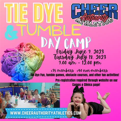 Cheer Camp Activities Schedule
