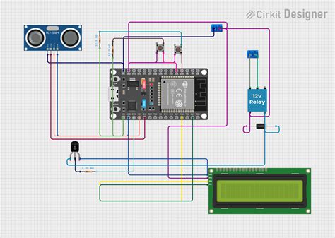 Esp32 Based Ultrasonic Liquid Level Indicator With I2c Lcd Display