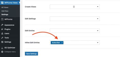 How To Setup Inline Edit For Wpforms Views Wp Formsviews