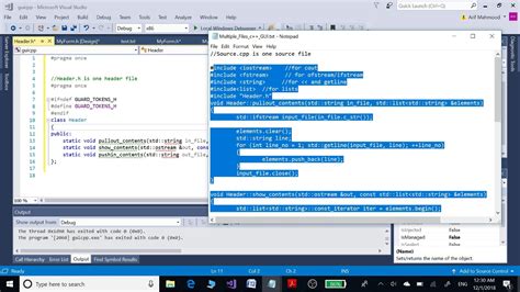 Split Code To Multiple Files In C And C With Gui Using Windowsform