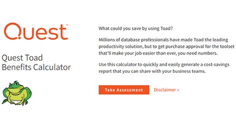 Justify Toad For Oracle Quest