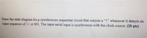 Solved Design And Implement A Mealy Finite State Machine