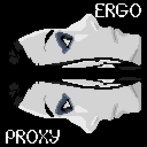 ergo proxy pixel art by me r ergoproxy