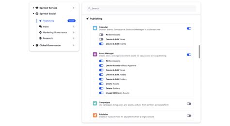 ensure control and compliance of your platform with robust settings