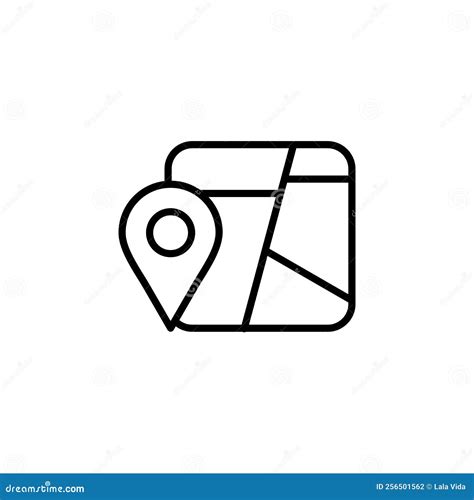 Gps Map Navigation Direction Icon Vector Illustration Logo Template Suitable For Many