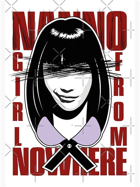 The Girl From Nowhere Lights Laceration Poster By Purakushi Redbubble