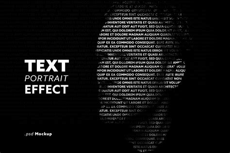 Text Portrait Effect Layer Styles ~ Creative Market