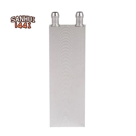 อลูมิเนียมอัลลอยด์หม้อน้ํา Cpu 40x120 มมน้ํา Cooling Block Liquid Water Cooler ความร้อนสําหรับ