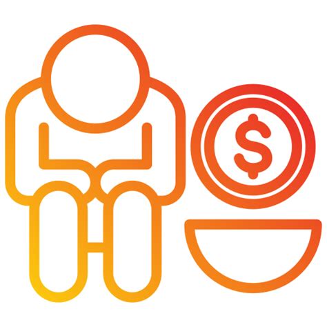 Poverty Generic Gradient Outline Icon