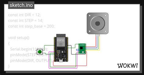 Motor Paso A Paso Wokwi Esp32 Stm32 Arduino Simulator