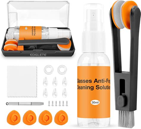 Glasses Cleaner Kit Eyeglass Cleaner Anti Fog Spray With