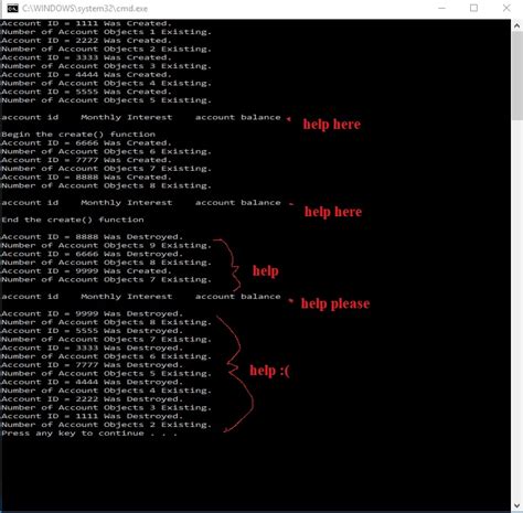 Solved Account Class C Any Help Is Greatly Appreciated Chegg