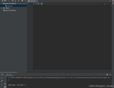第一个python程序 Csdn博客