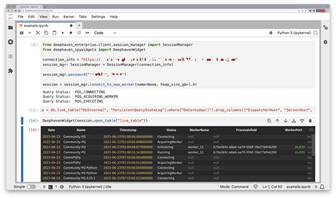 Core Python Client Deephaven