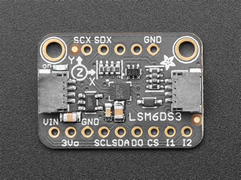 Adafruit LSM DS TR C DoF Accel Gyro IMU STEMMA QT Qwiic Kiwi Electronics