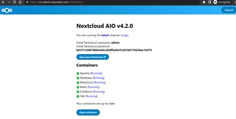Install Nextcloud Aio With Docker Help Home For Newbies