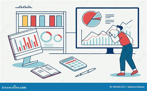 Pie Chart Explanation Icon In Line Design Pie Chart Explanation Data Analysis Segments