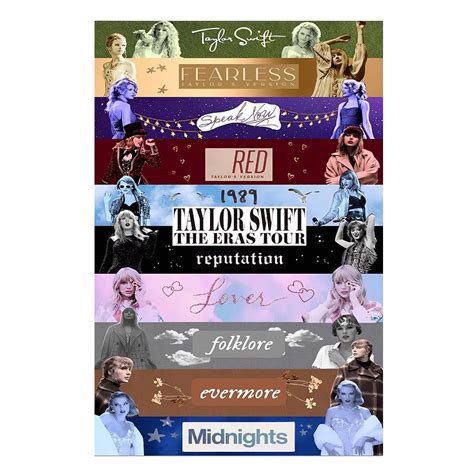 Taylor Music Swift Album Poster The Cover Signed Limited Poster Canvas