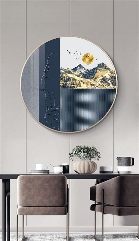 新中式装饰画高清喷绘，晶瓷画