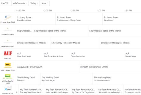 Plex Live TV Channels M3U Custom Channels Channels Community