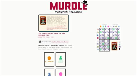 Daily Murdle Solution For Today July 24 2025