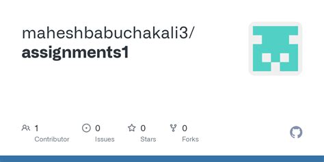 Github Maheshbabuchakali Assignments