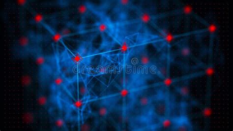 Block Chain Concept Network Connection 3d Rendering Big Data