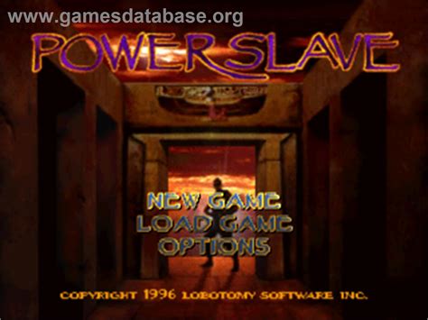 Powerslave - Sony Playstation - Games Database