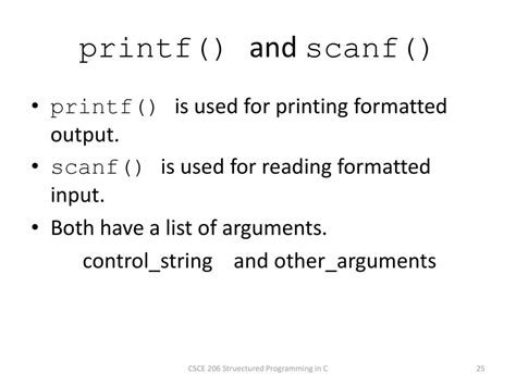 Csce 206 Structured Programming In C Ppt Download