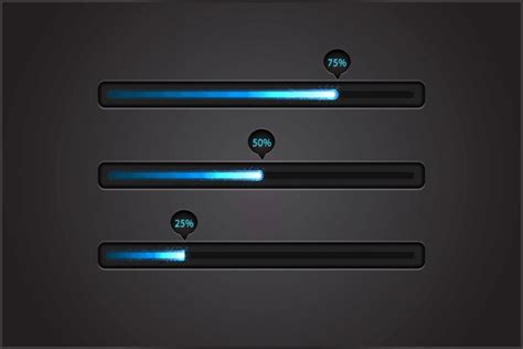 Blue Progress Bar Images Stock Photos D Objects Vectors Shutterstock