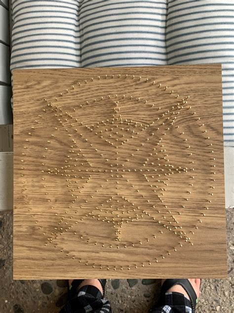 Compass String Art Template Pattern Etsy