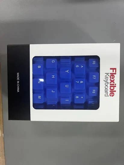 Usb Wired Waterproof Silicone Soft Flexible Membrane Keyboard Foldable Standard Portable