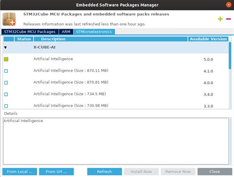 X Cube Ai Doesnt Show Up In Additional Software I
