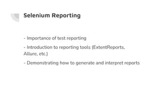 Selenium Automation Testing Basics And Getting Started1203pdf