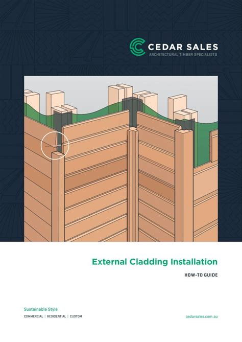 Pdf External Cladding Installation Cedar Sales Cladding